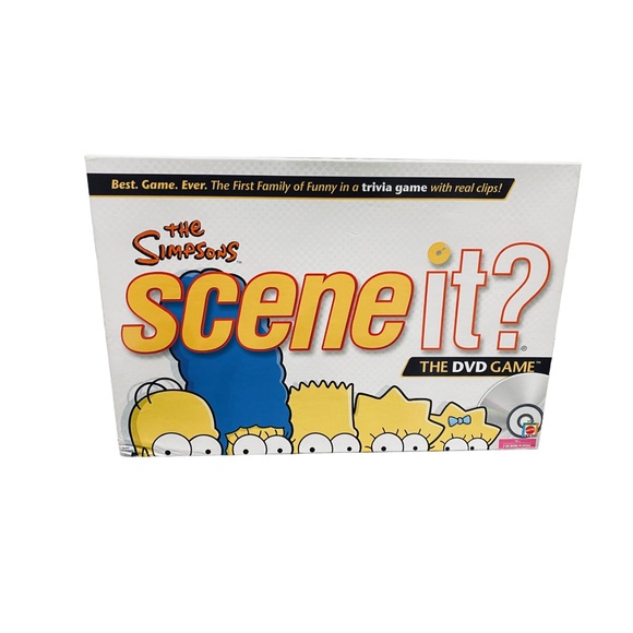 Mattel | Games | The Simpsons Scene It The Mattel Dvd Simpson Trivia ...
